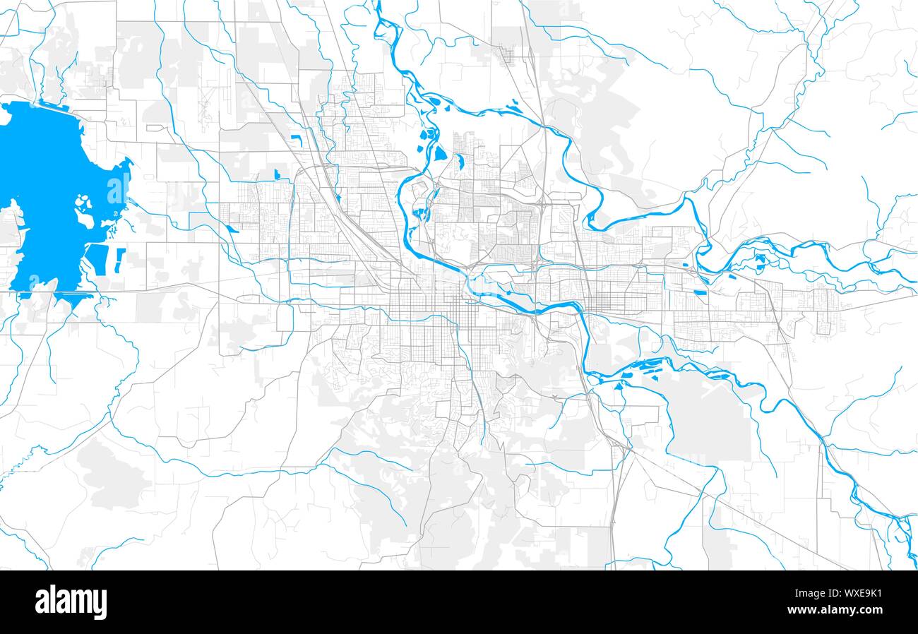 Rich detailed vector area map of Eugene, Oregon, USA. Map template for ... Rich detailed vector area map of Eugene, Oregon, USA. Map template for ...