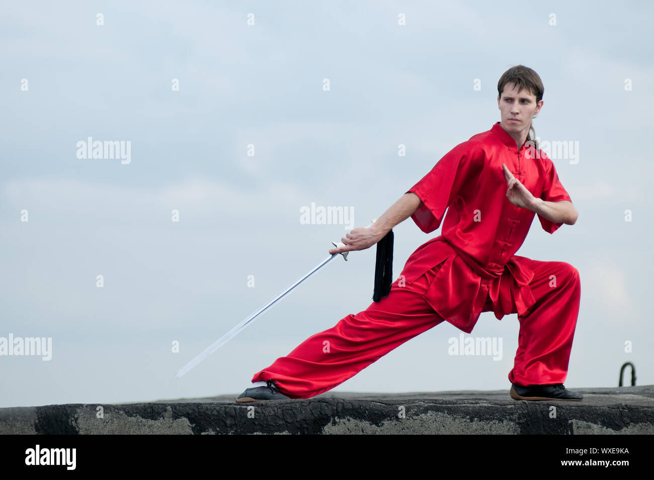 Shaolin sword hi-res stock photography and images - Alamy