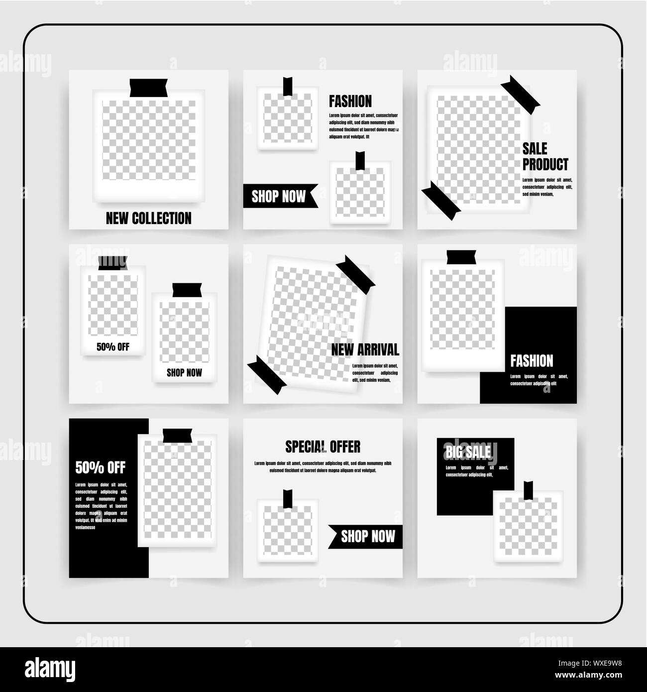 Social media banner discount Black and White Stock Photos & Images - Alamy