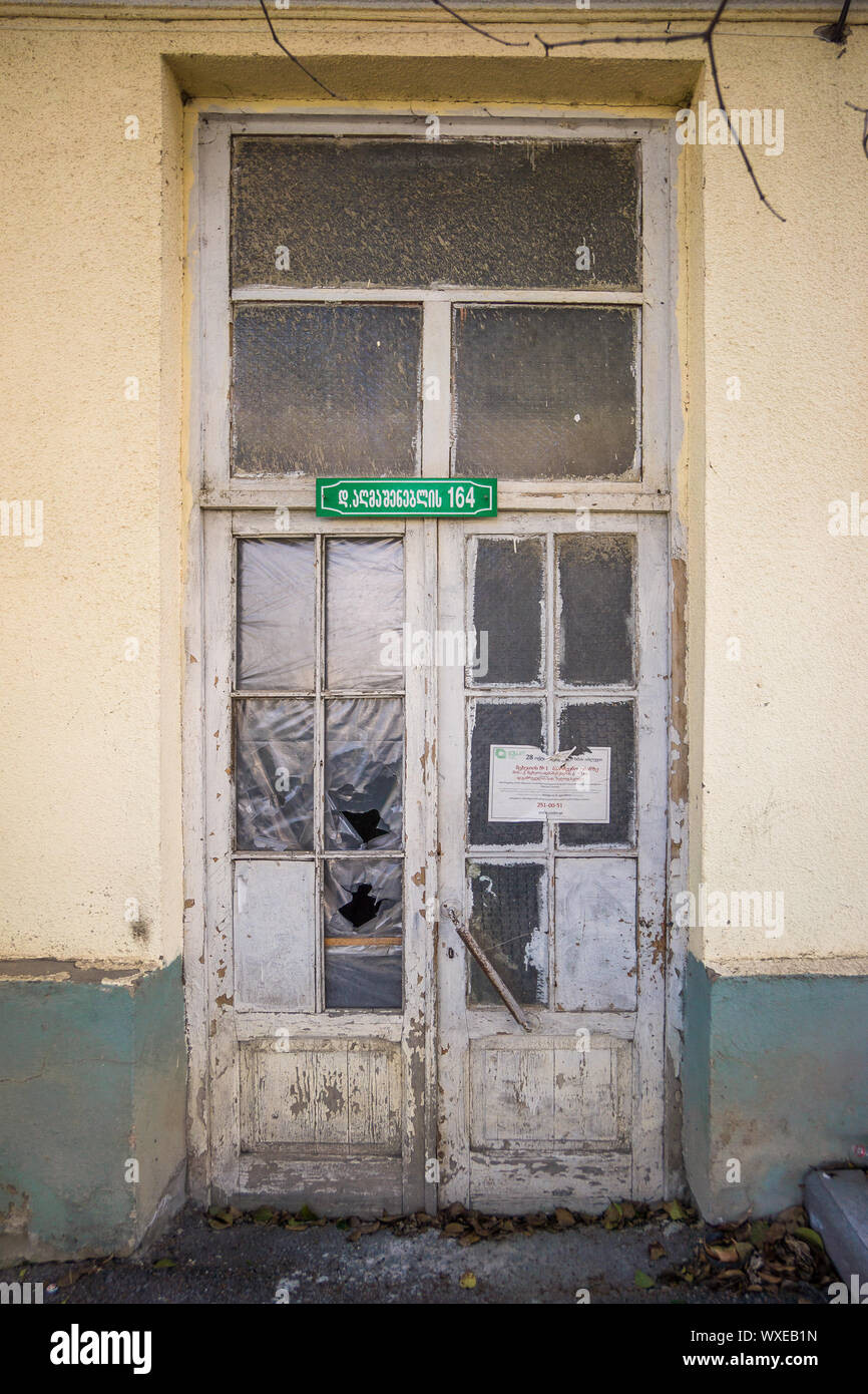 old grunge house entrance in georgia Stock Photo - Alamy
