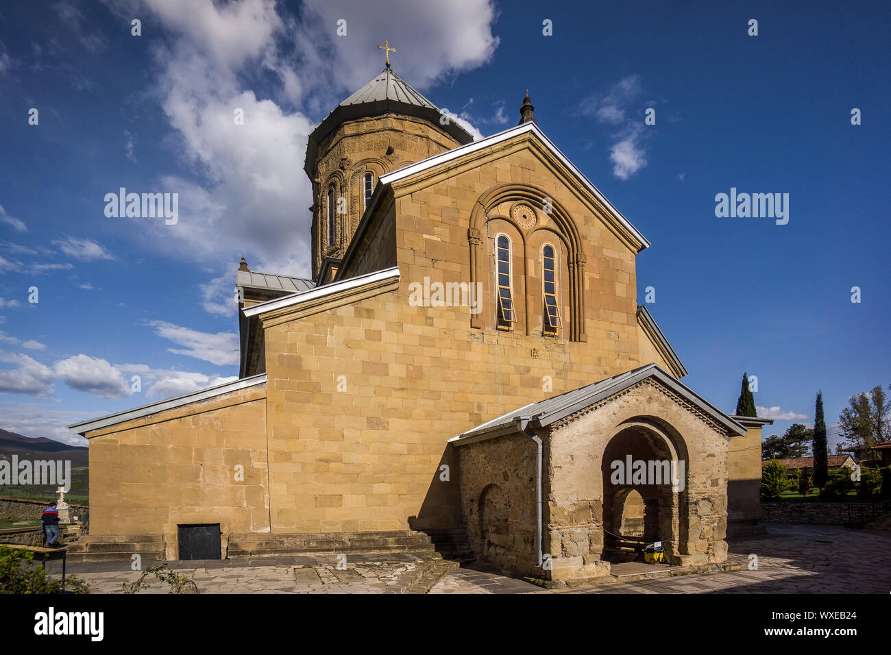 entrance to Samtavro Monastery Stock Photo - Alamy
