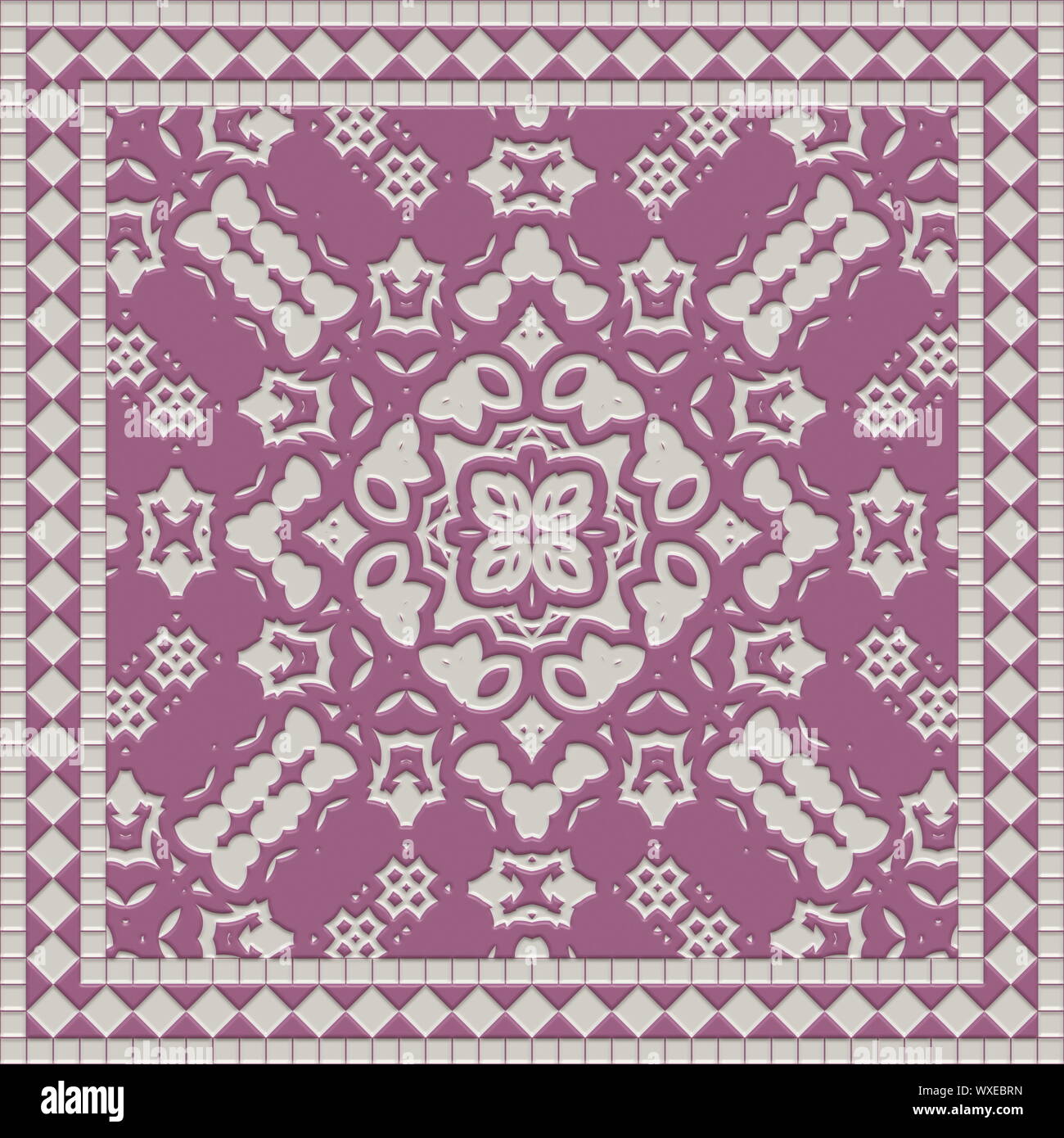 Marble Tile with Complex Design for Interior Stock Photo - Alamy