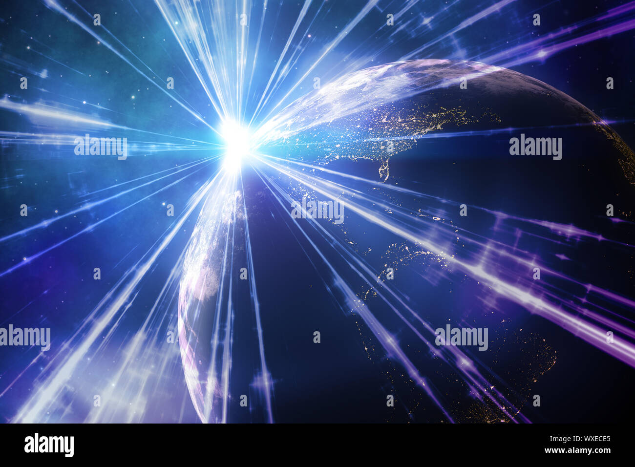 Nasa earth lights usa hi-res stock photography and images - Alamy