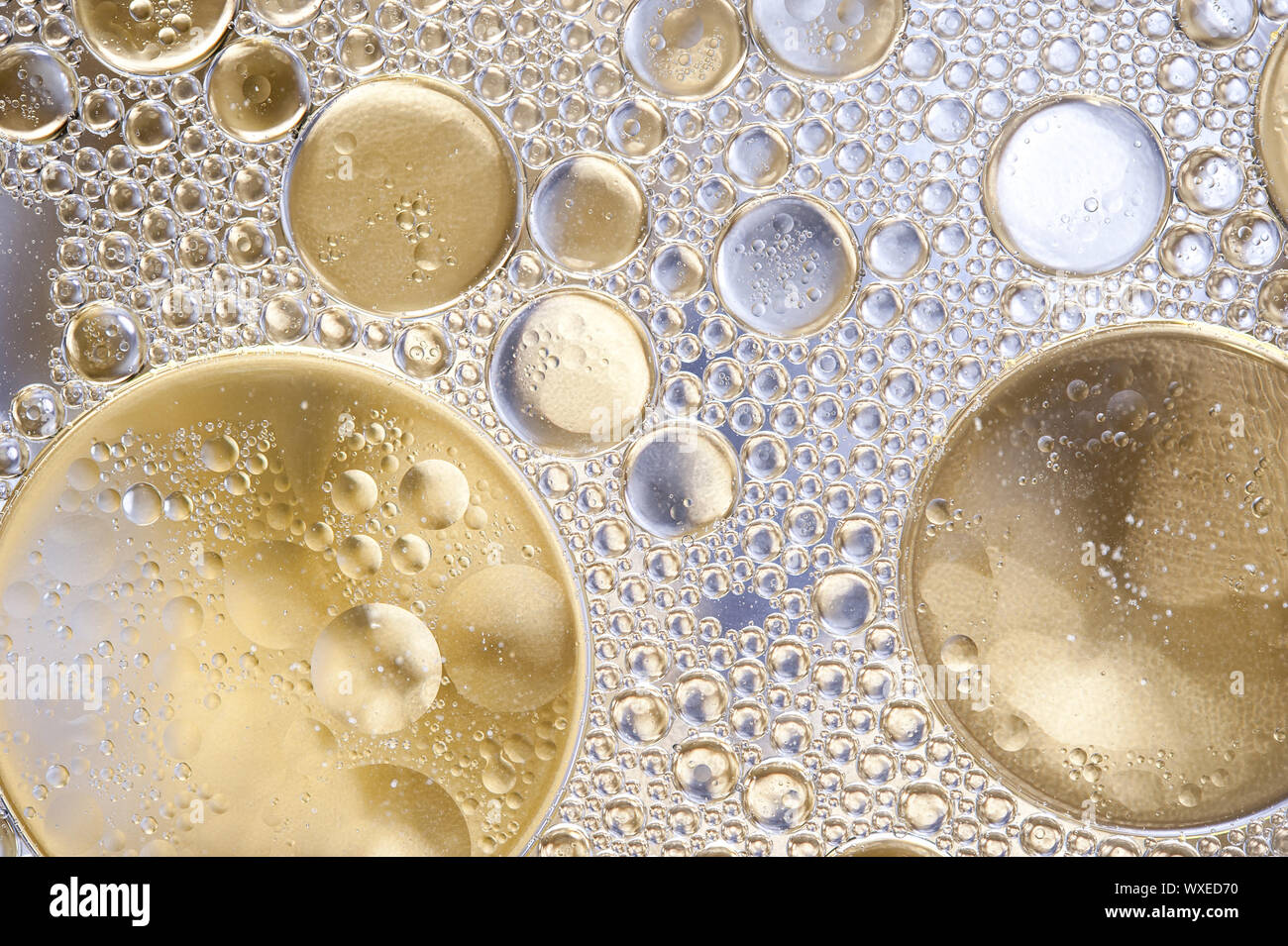 Colourful oil ink bubbles and drops. Abstract template mixed texture ...