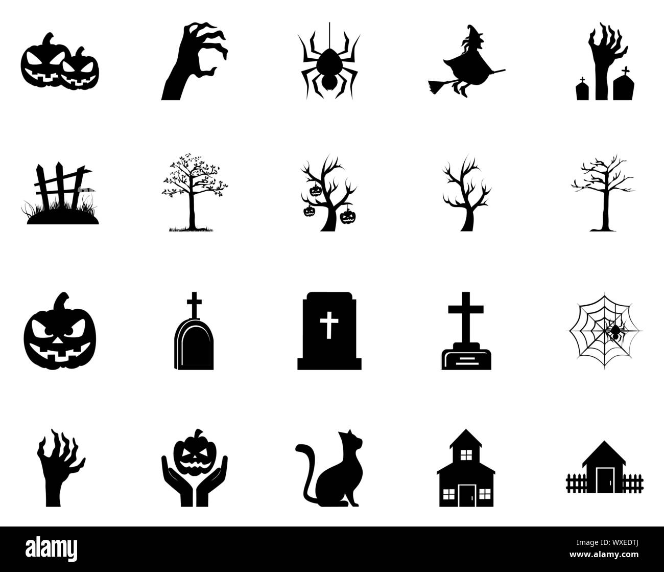 Home decor halloween celebration Stock Vector Images - Alamy