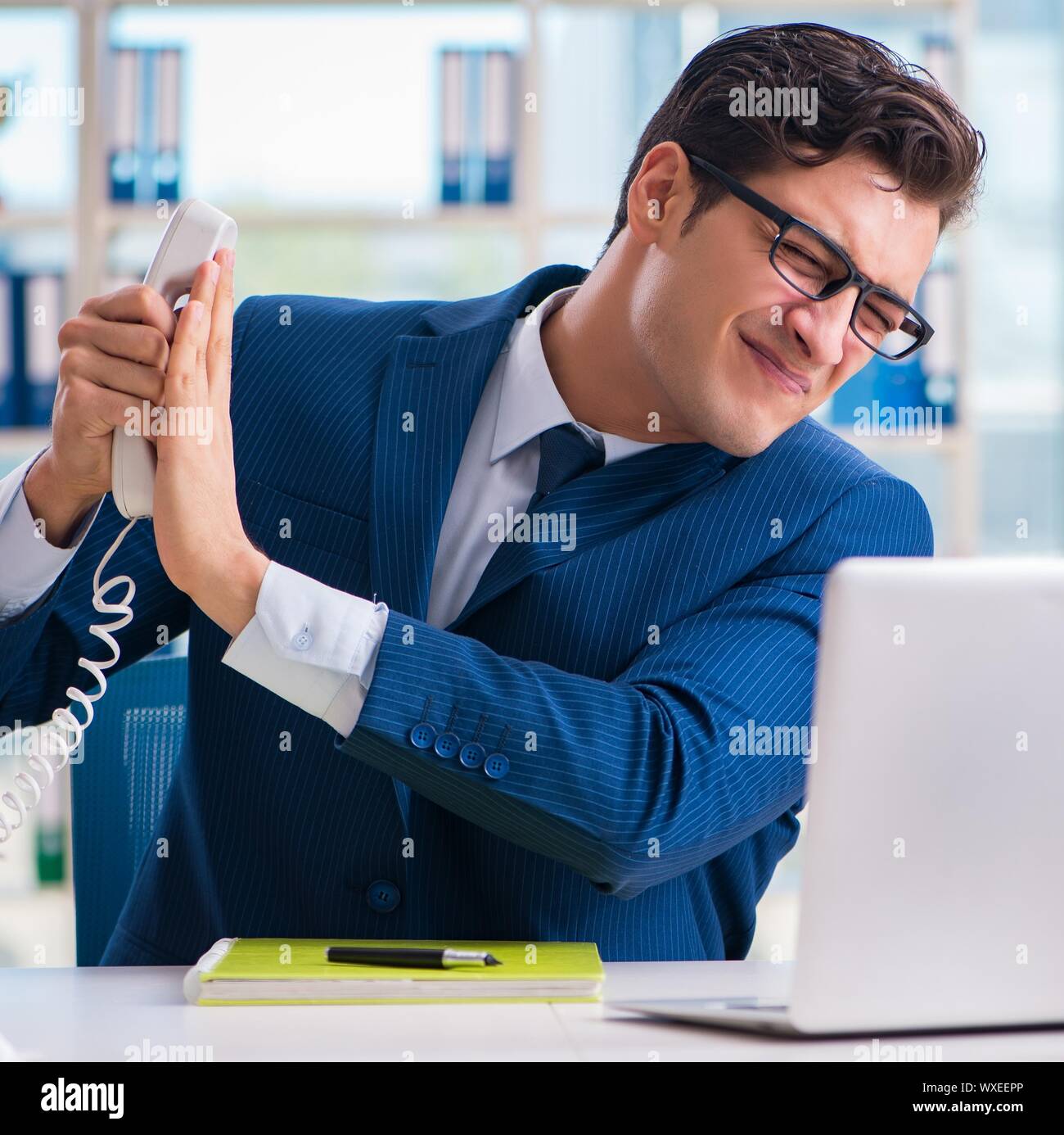 Stressed agent hi-res stock photography and images - Alamy