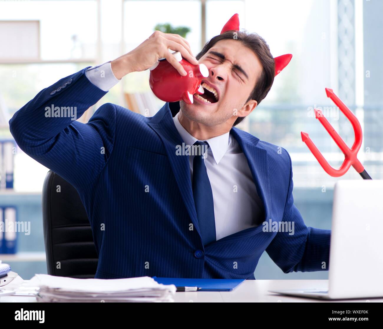 Lucifer Satan Devil Money High Resolution Stock Photography and Images ...