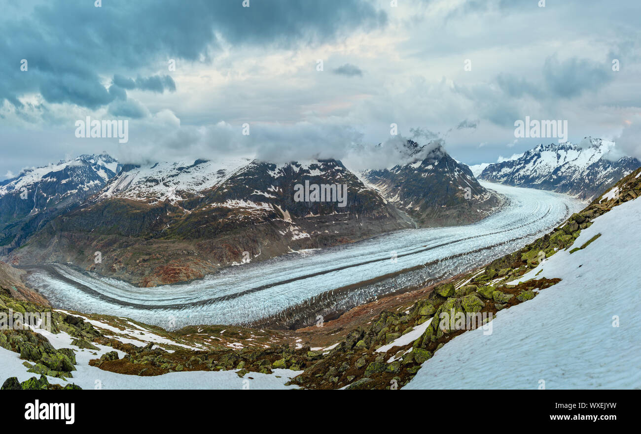 Aletsch glacier river hi-res stock photography and images - Alamy