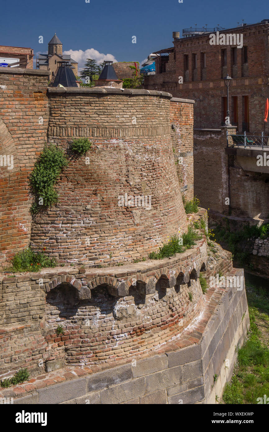 wall at bathhouse sulfur spring in tbilisi Stock Photo - Alamy