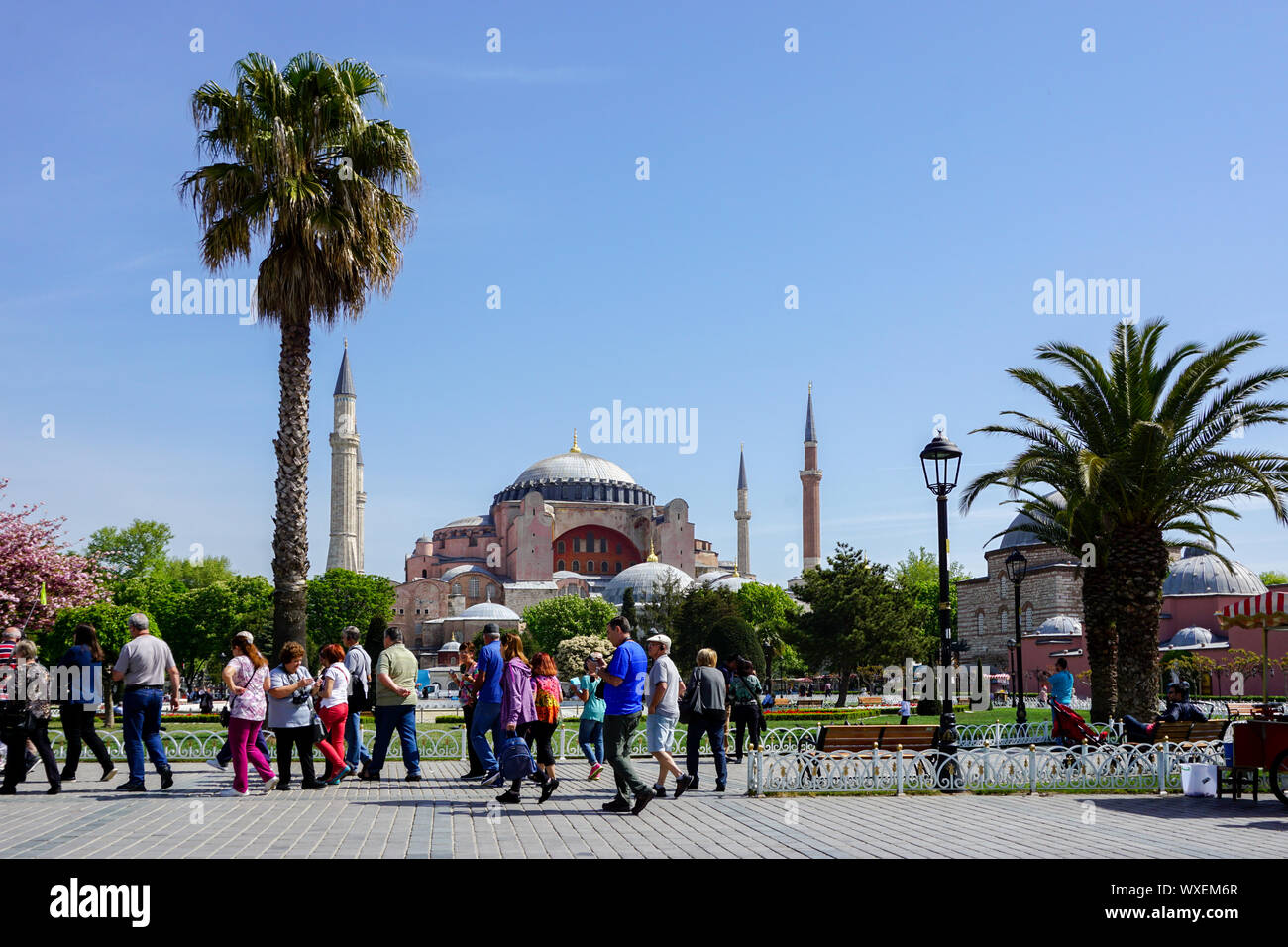 Istanbul, Istanbul Province / Turkey: 19 April, 2016: many tourists ...