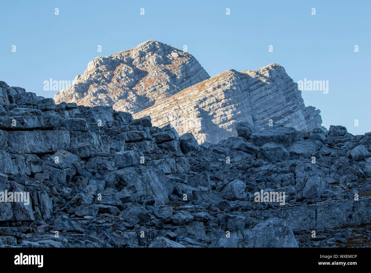 Big rocks high in the mountains Stock Photo - Alamy