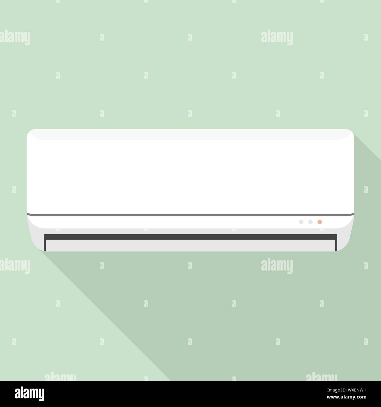 Room air conditioner icon, flat style Stock Vector Image & Art - Alamy
