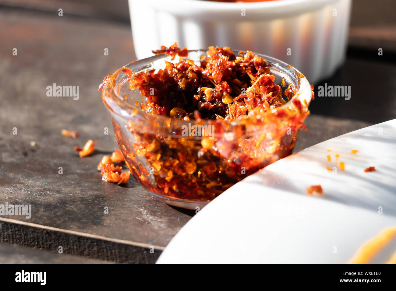 Lunumiris Sri Lankan sambal paste served as a condiment Stock Photo - Alamy