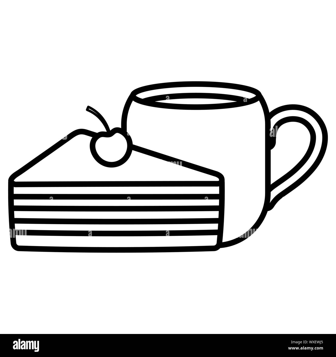 Mug cake Black and White Stock Photos & Images - Alamy