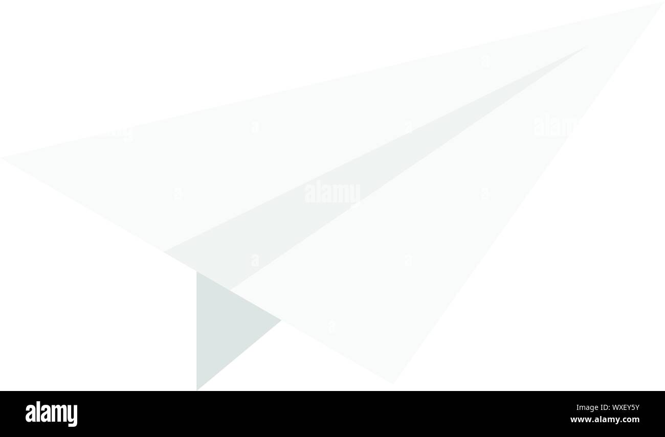 Paper airplane icon, isometric style Stock Vector Image & Art - Alamy