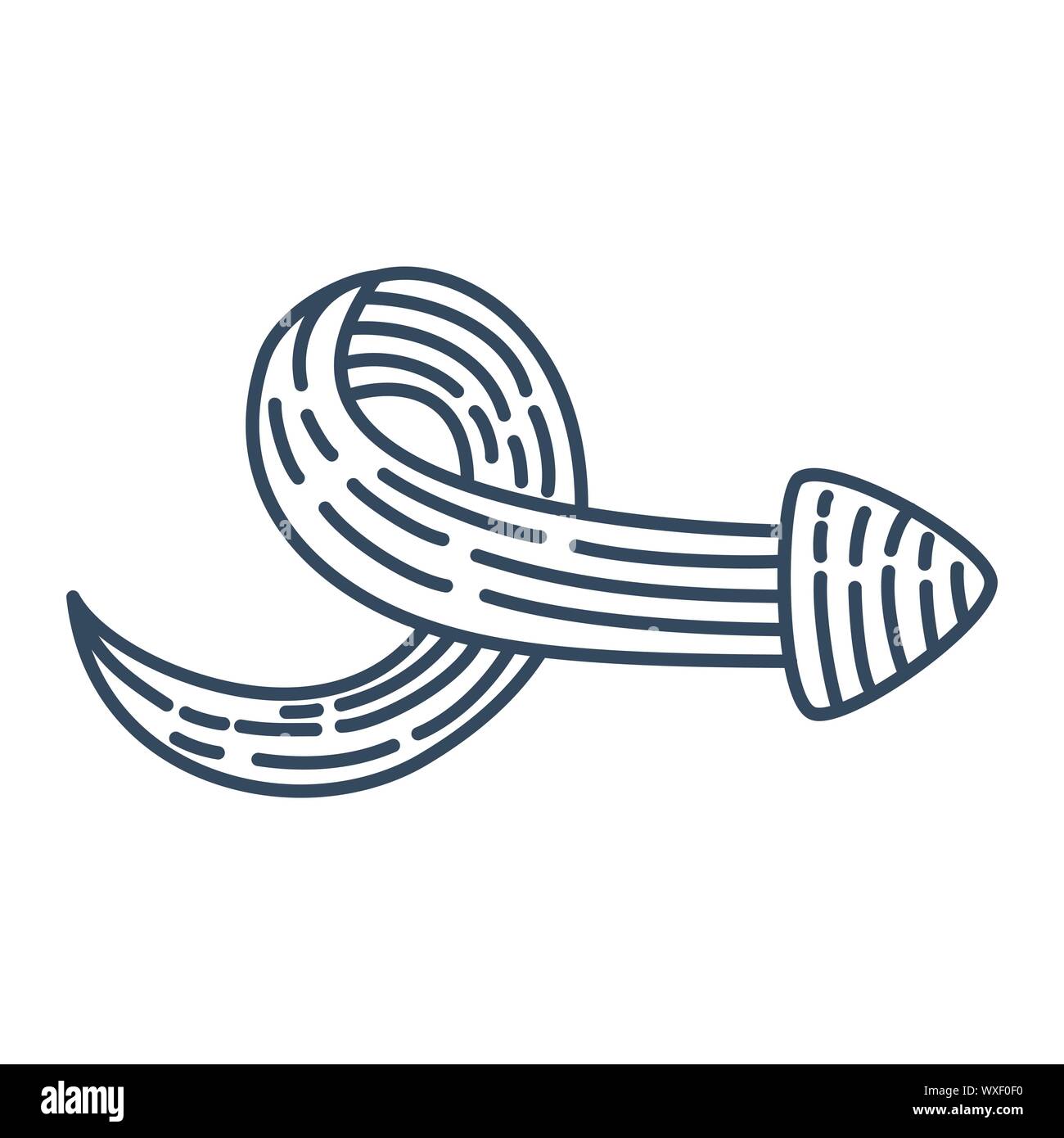 spiral guide Way Arrow Direction collection Vector outline Stock Vector ...