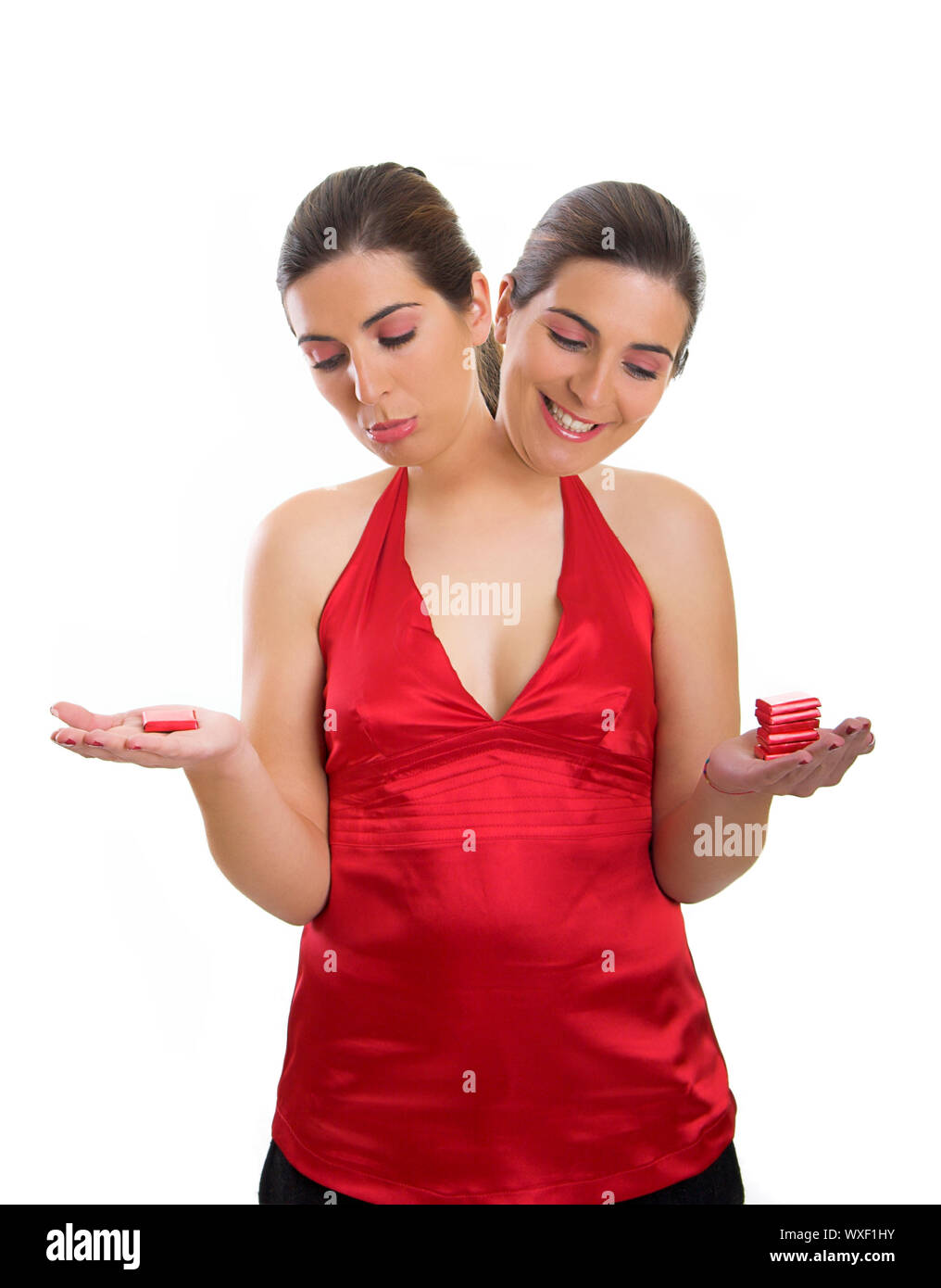 Real Two Headed Person