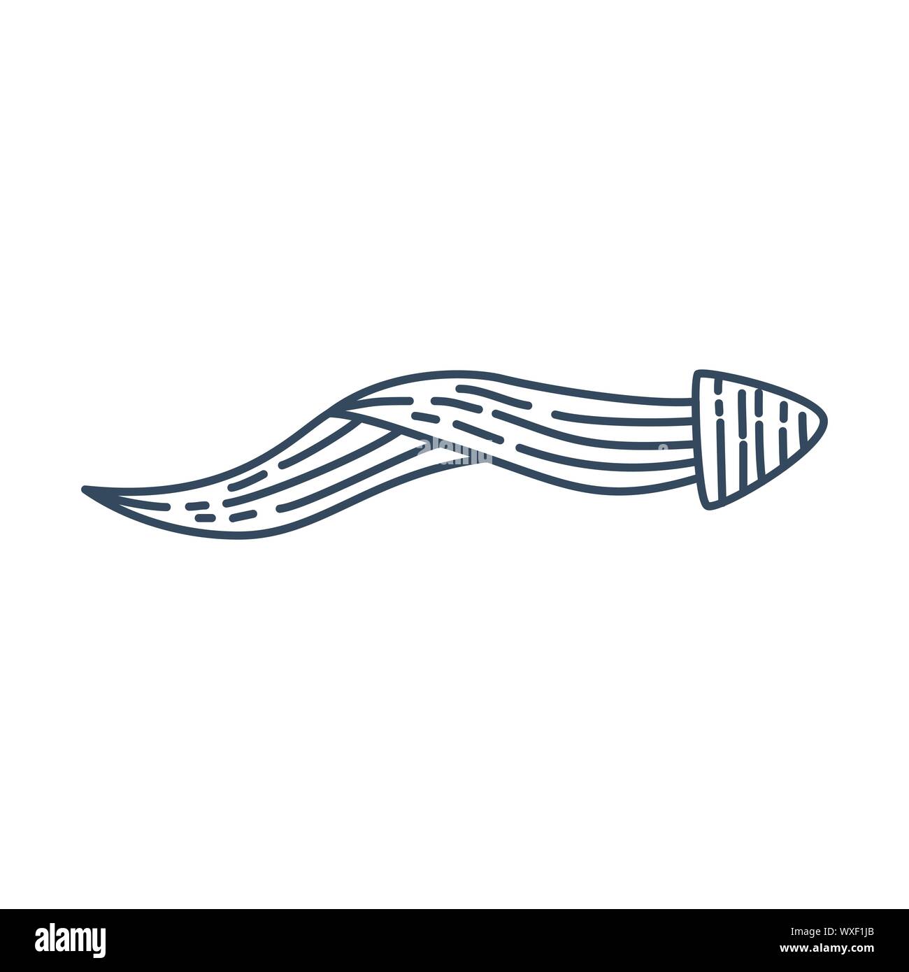 guide Right Way Arrow Direction collection Vector outline Stock Vector ...