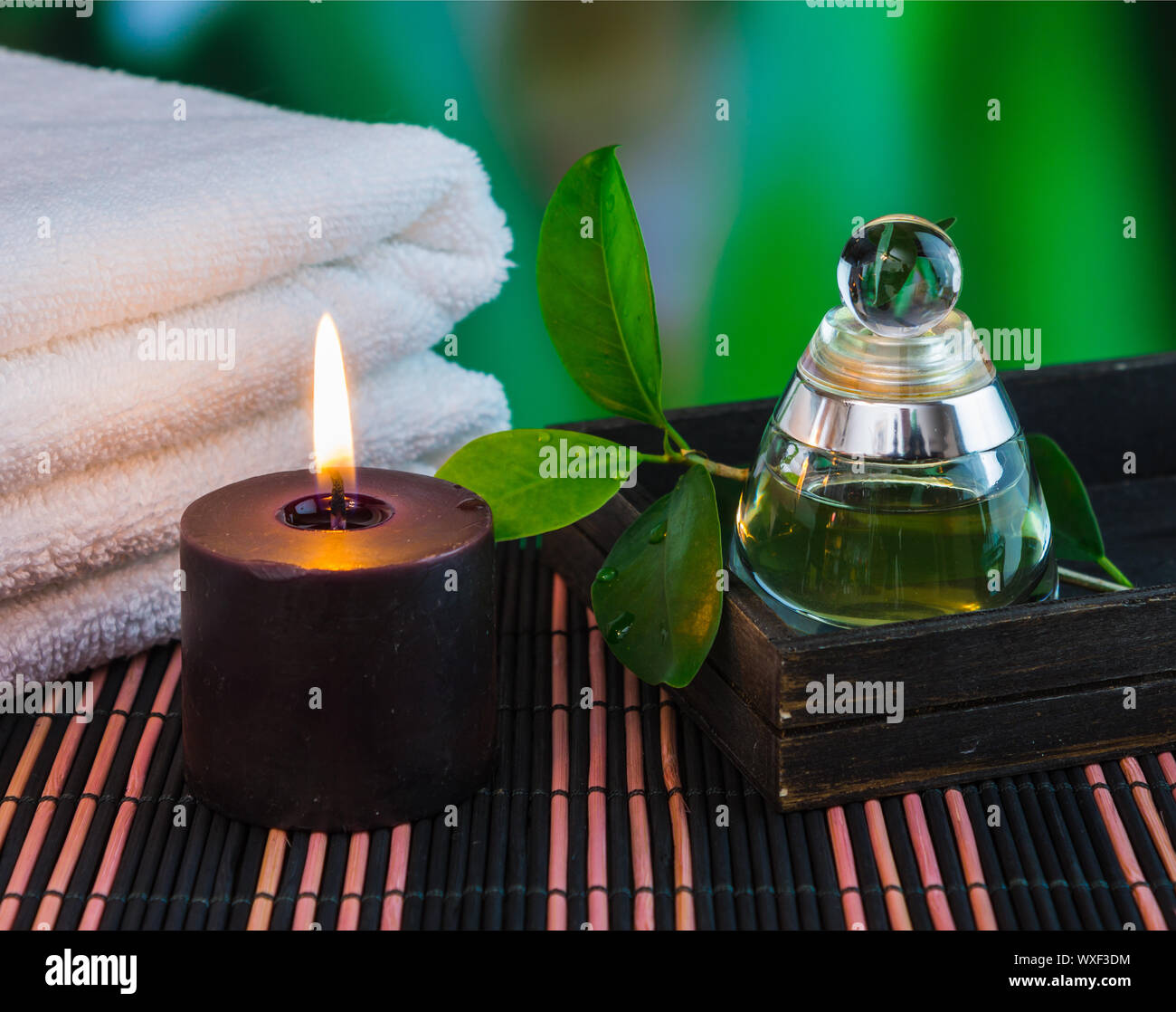 tools and accessories for spa treatments and relaxation Stock Photo - Alamy