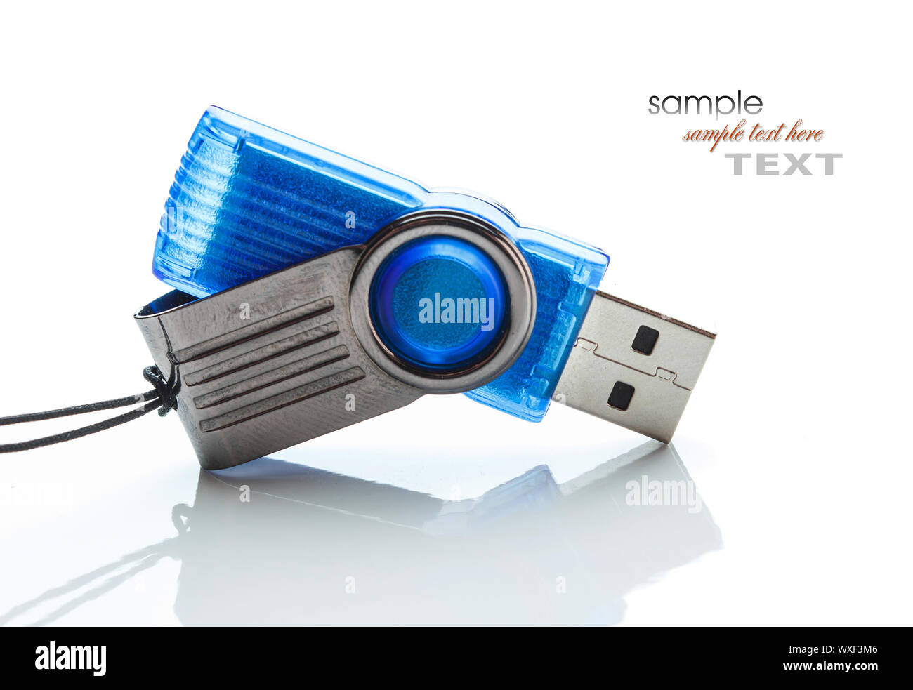 USB flash drive isolated on white background Stock Photo - Alamy