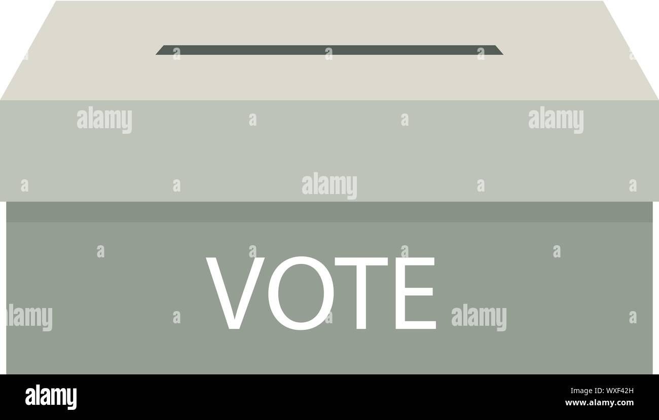 Grey vote box icon hi-res stock photography and images - Alamy
