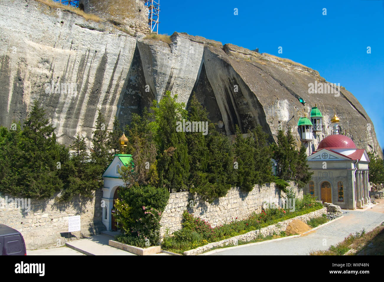 church in hill near inkerman Stock Photo - Alamy