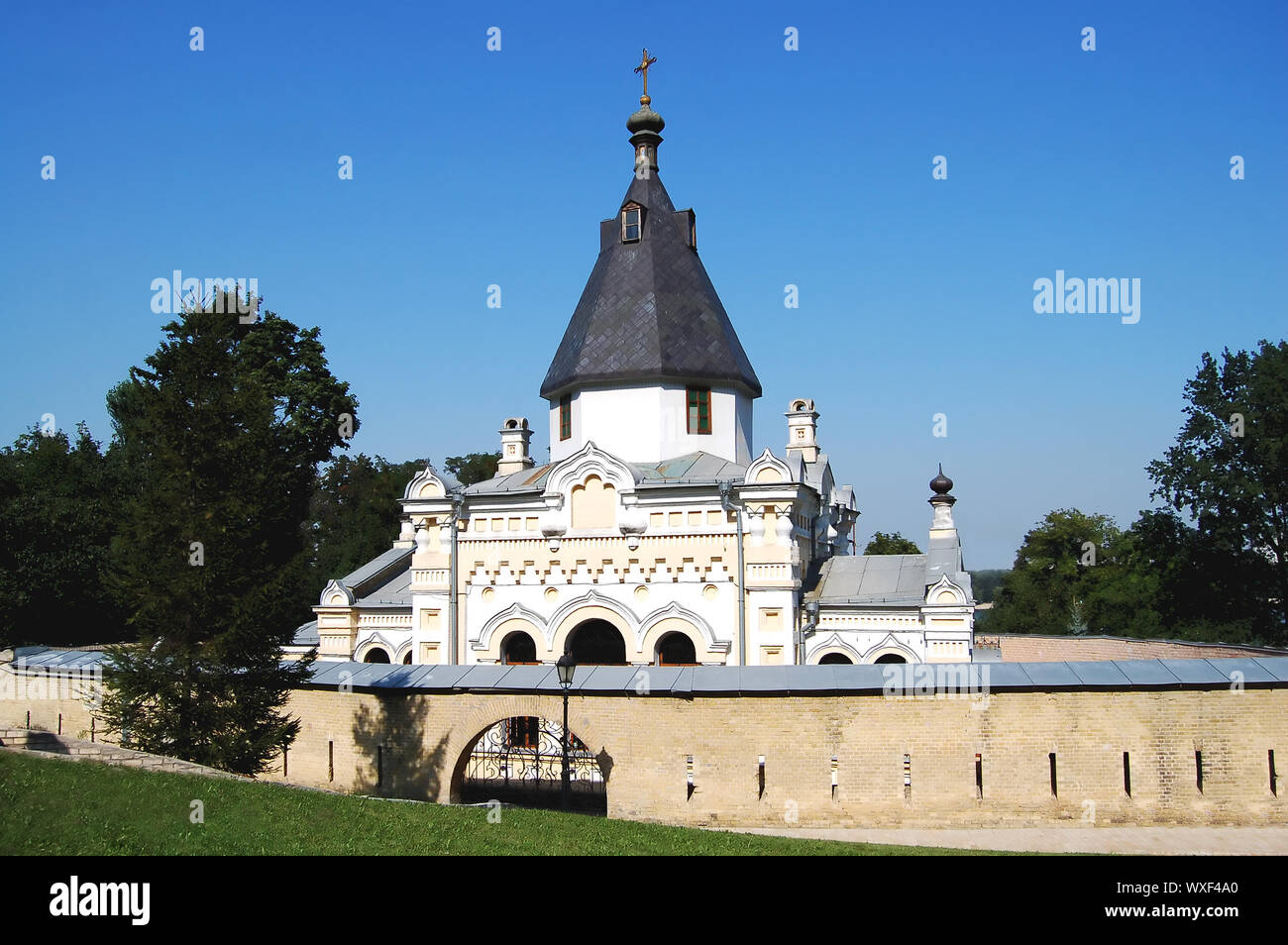 old russian convent in Kiev Stock Photo - Alamy