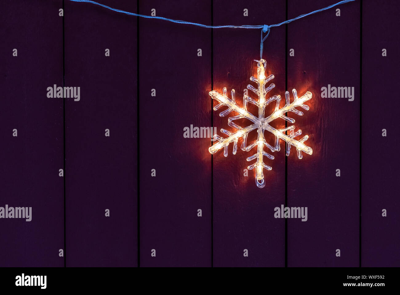 Decorative Christmas star Stock Photo - Alamy