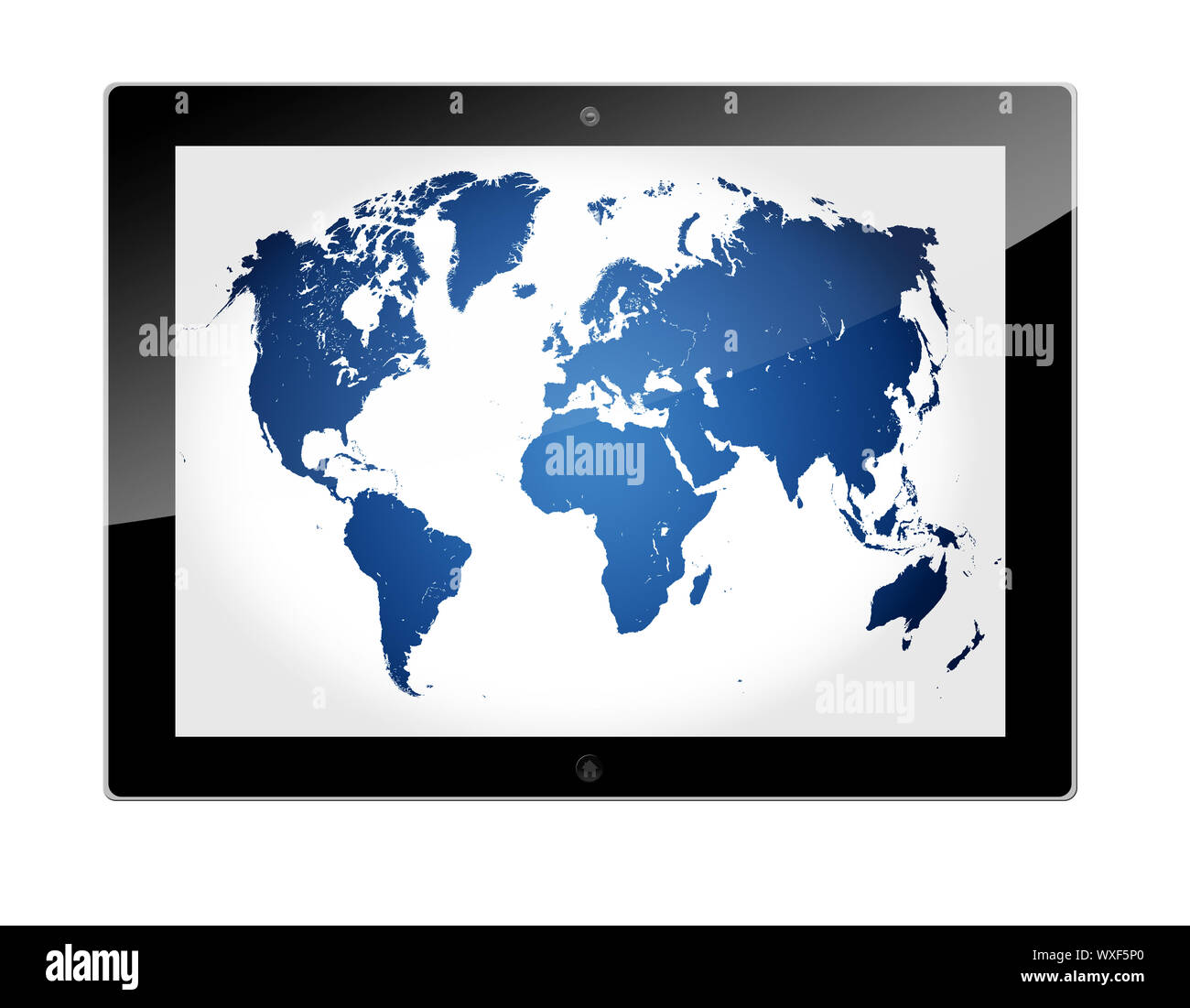 Worldwide map global background world computer graphic hi-res stock ...