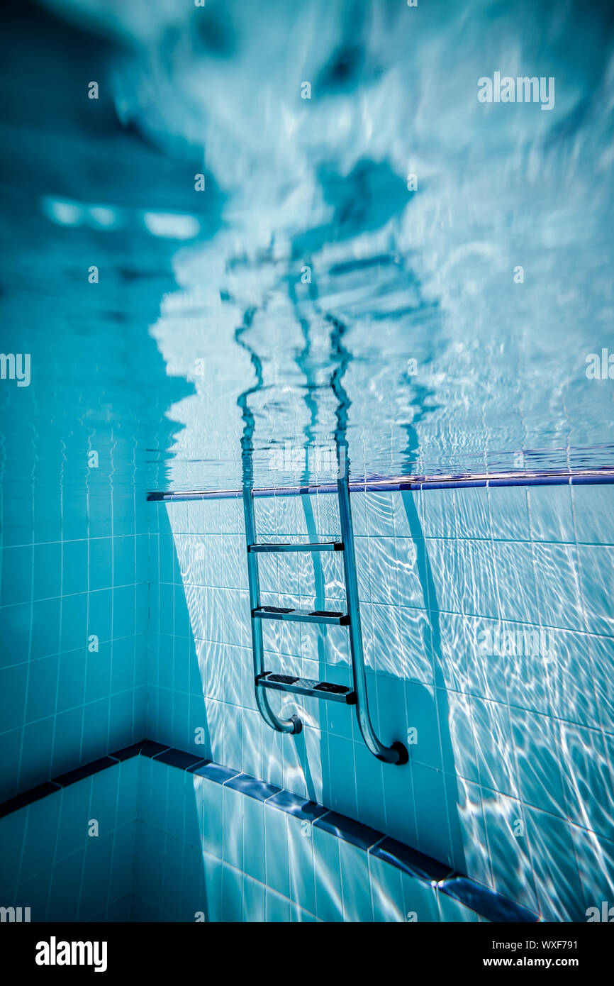 Ladder pool under water hi-res stock photography and images - Alamy
