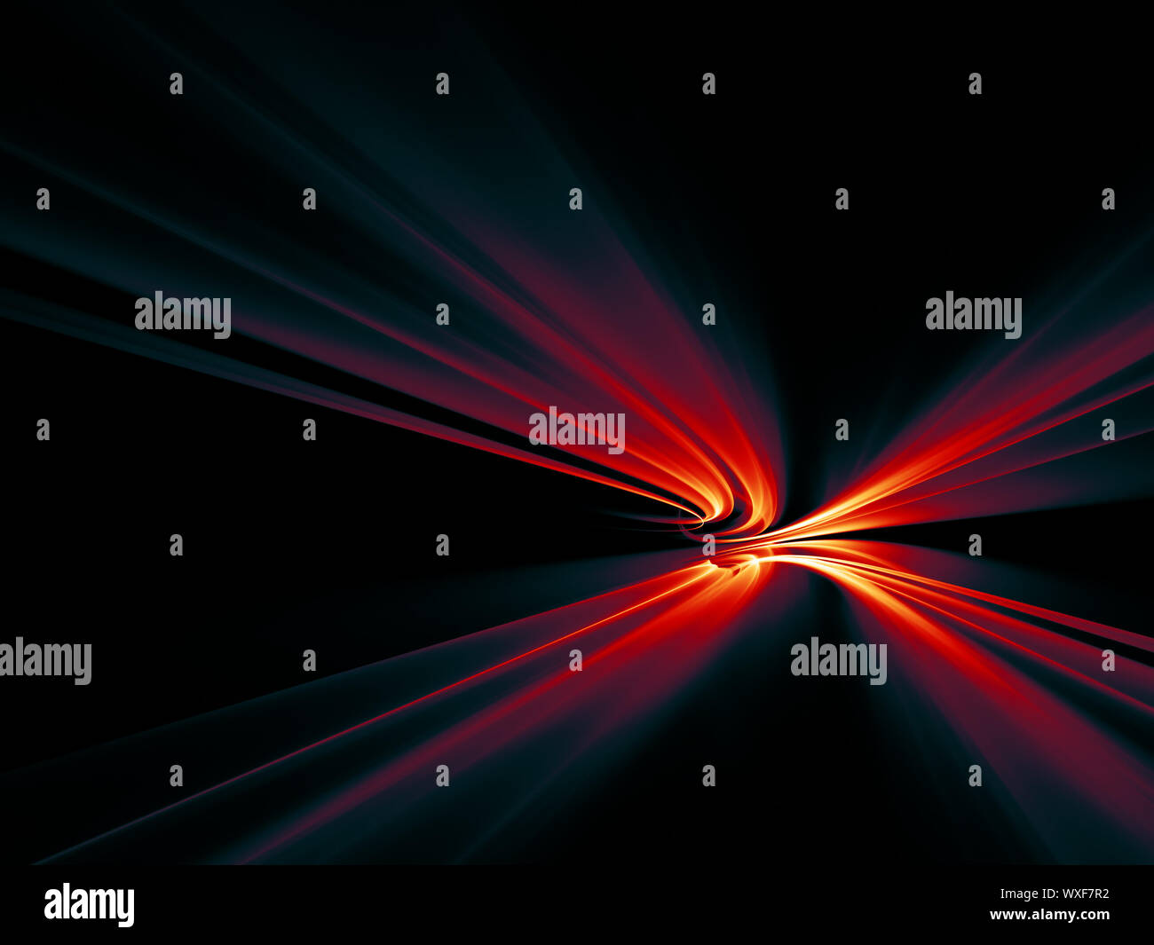 Background design of motion trails in perspective on the subject of ...