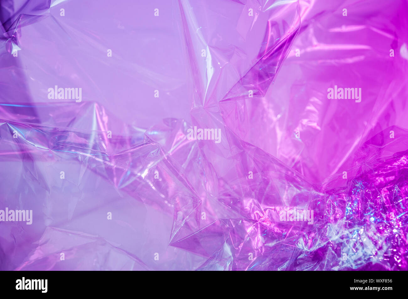 Holographic background in the style of the 80-90s. Real texture of ...