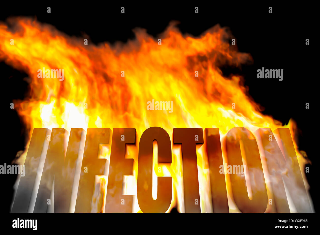 Burning infected hi-res stock photography and images - Alamy