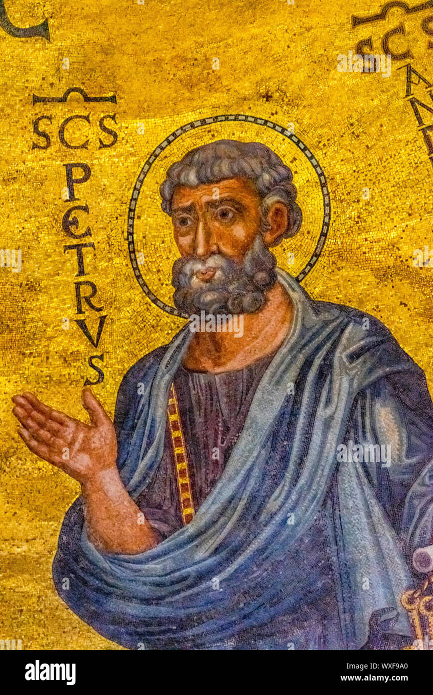 Saint peter mosaic hi-res stock photography and images - Alamy