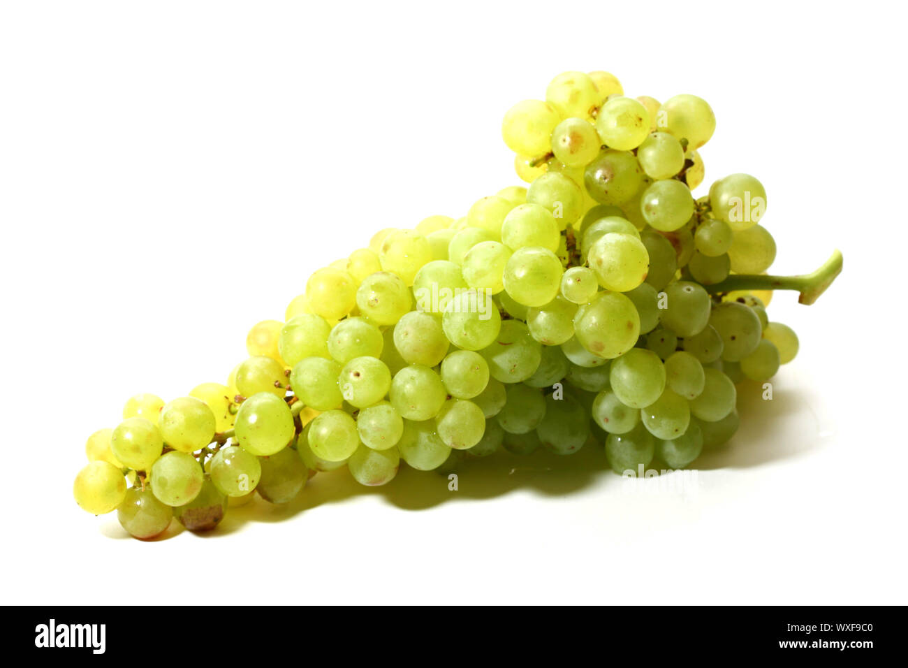 green grape isolated on white background Stock Photo - Alamy