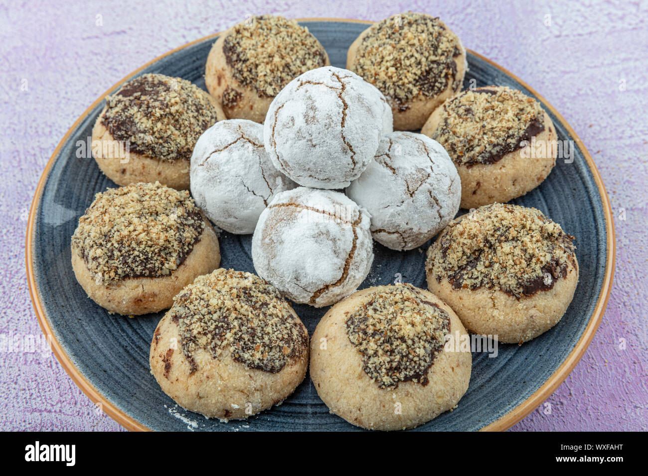 Turkish traditional sweets and cookies, candy. Bakery products. Sweet ...