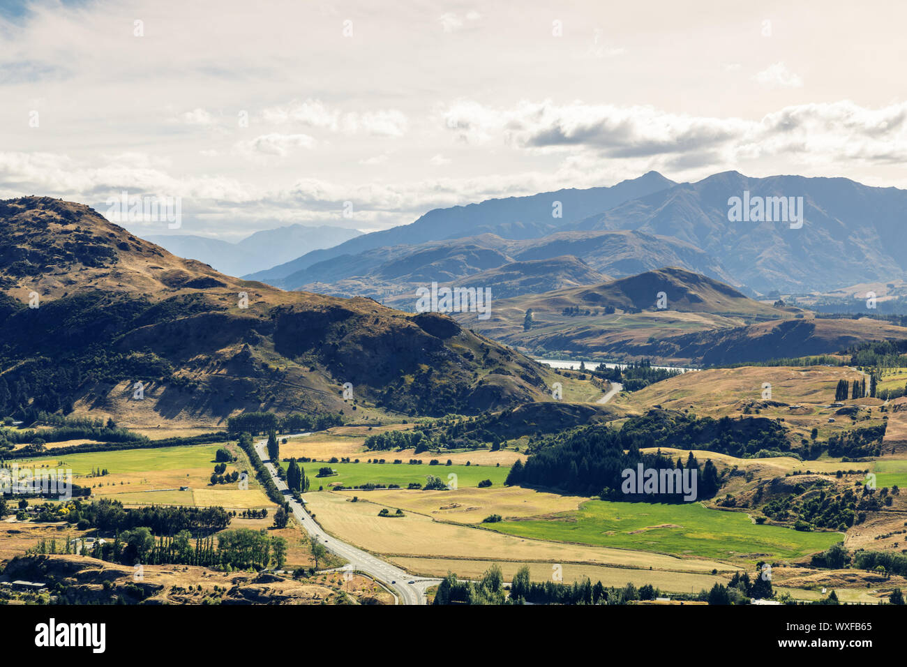 Landscape scenery in south New Zealand Stock Photo - Alamy