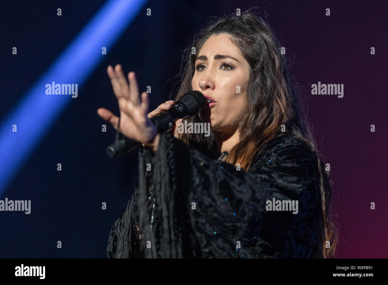 Woman singer at the open air stage hi-res stock photography and images ...
