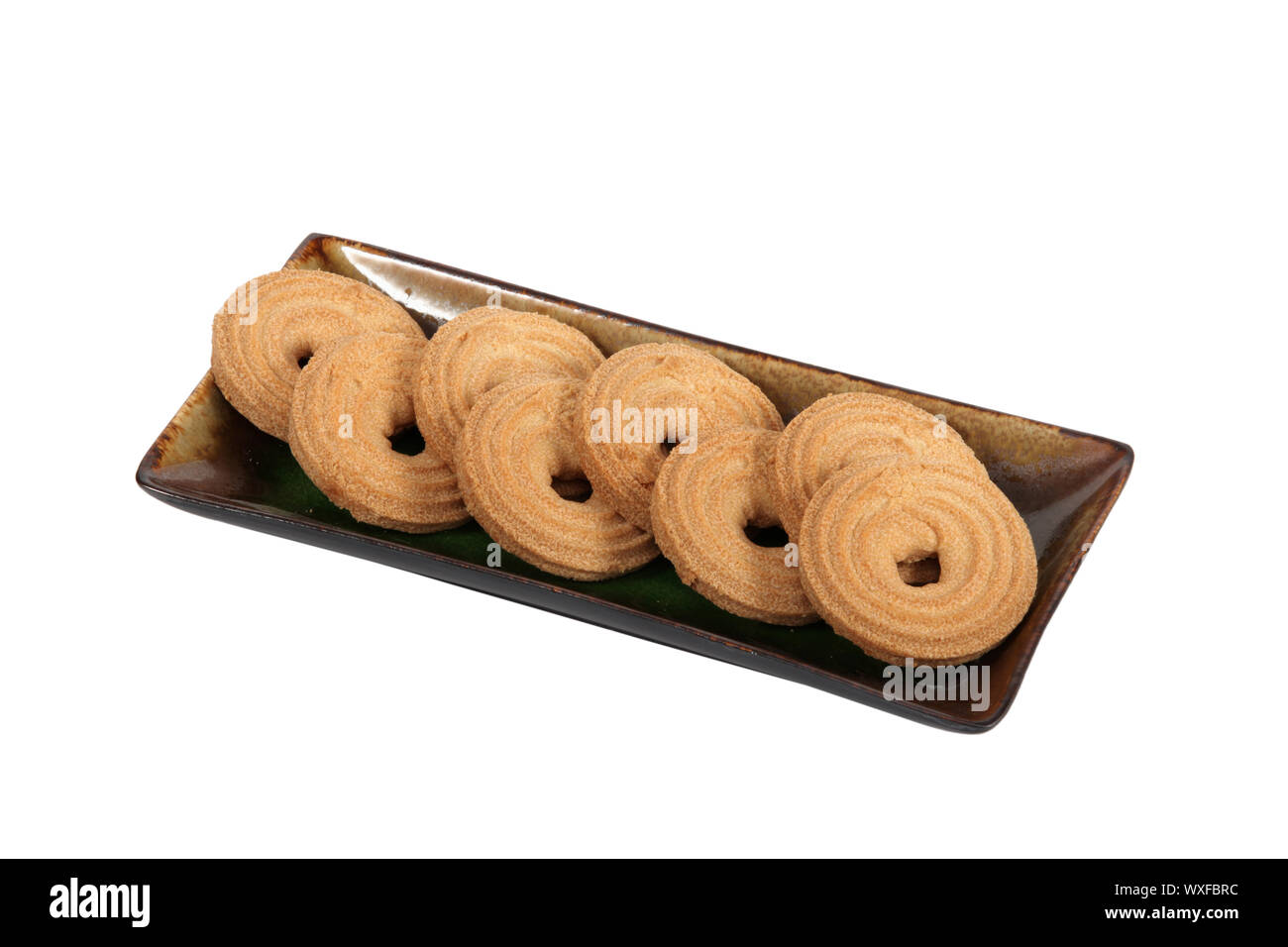 Tray of biscuits Stock Photo - Alamy
