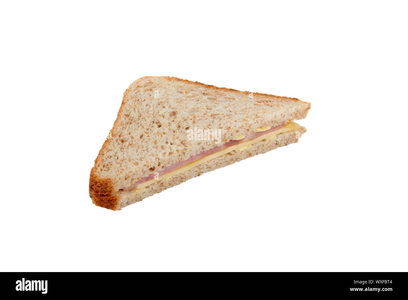 Half a ham sandwich Stock Photo - Alamy
