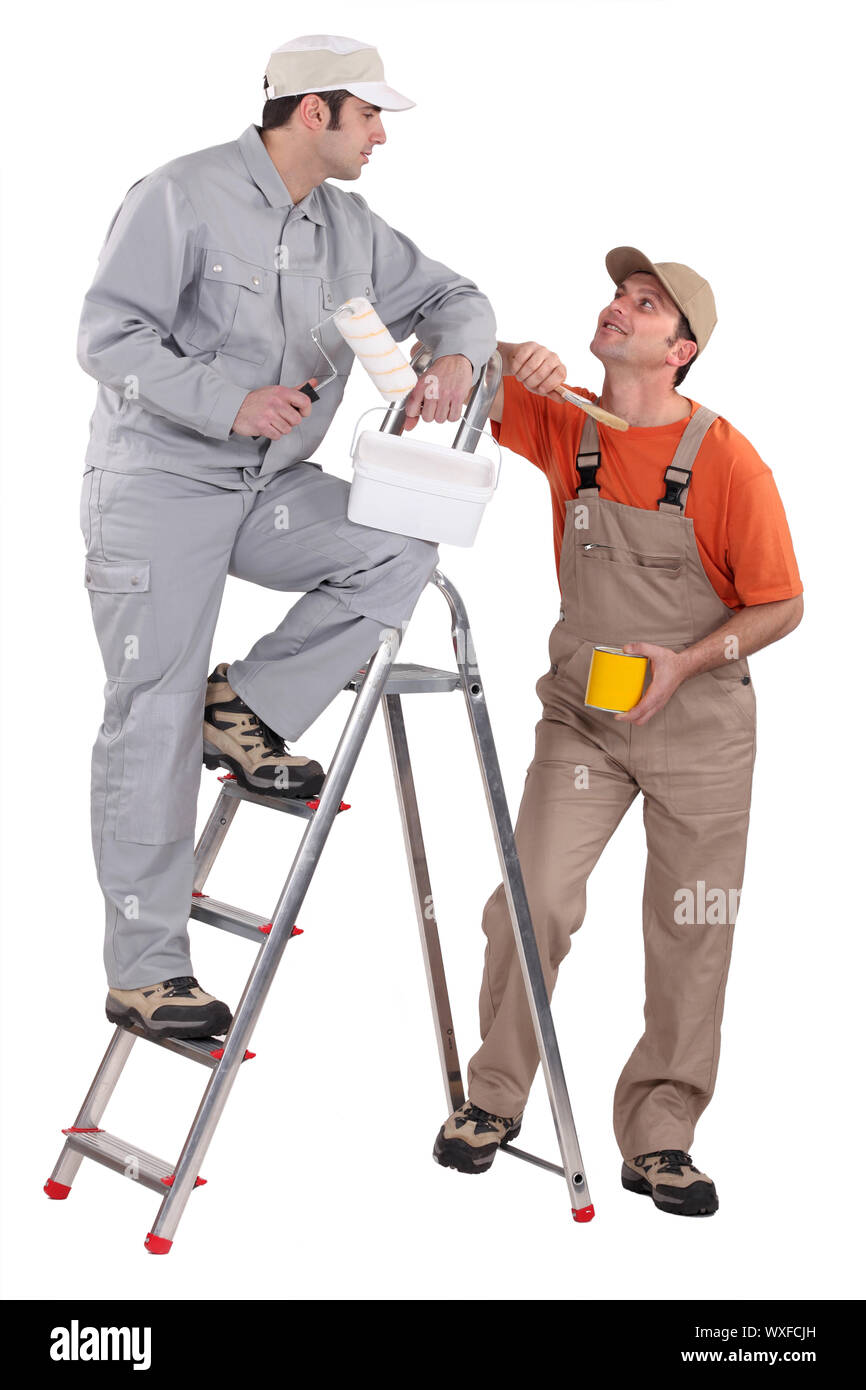 A team of painters Stock Photo - Alamy