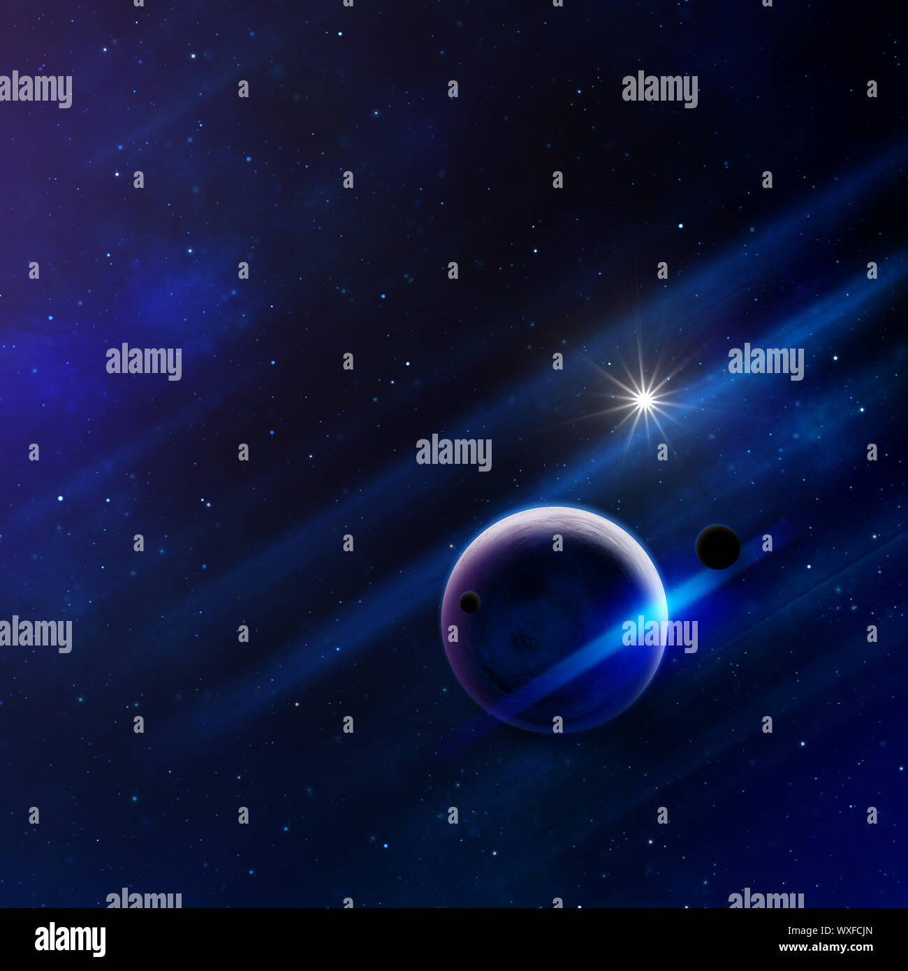 science fiction space art Stock Photo - Alamy