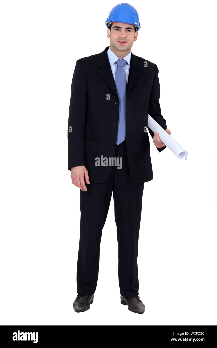 Portrait of an architect Stock Photo - Alamy