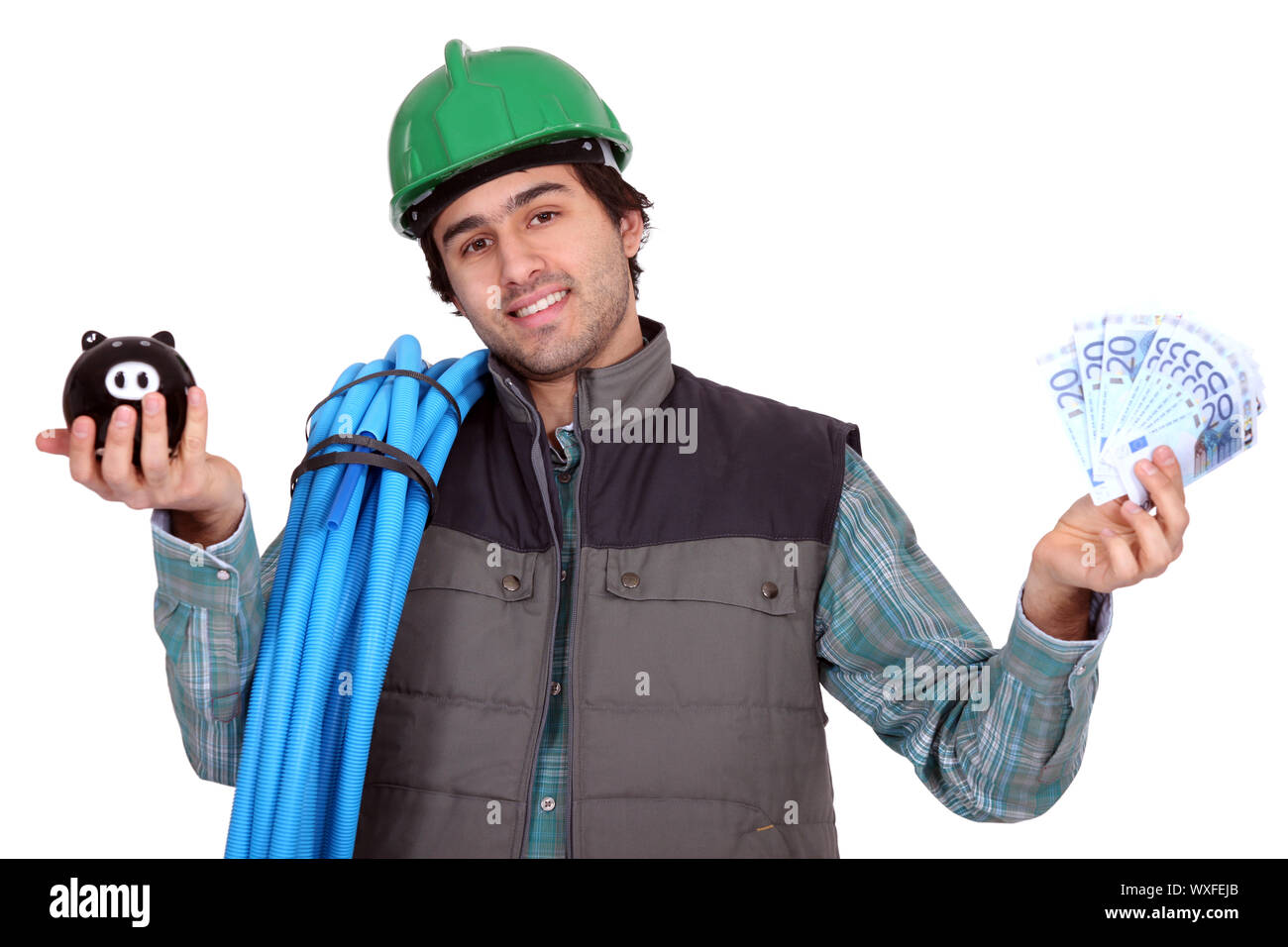 Female plumber model hi-res stock photography and images - Alamy