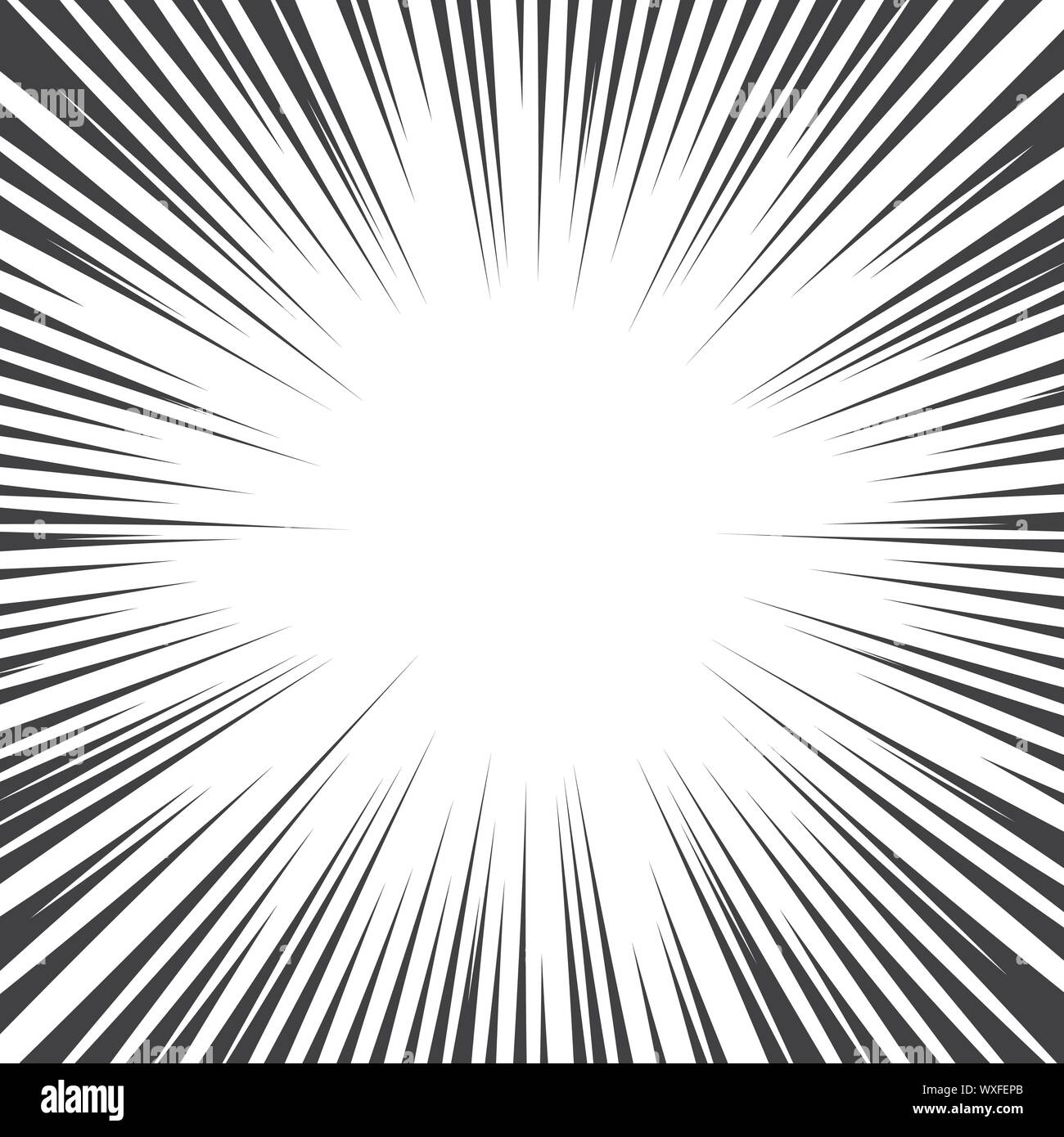 Speed Lines Comic Book Design Element Vector Illustration Stock Vector ...