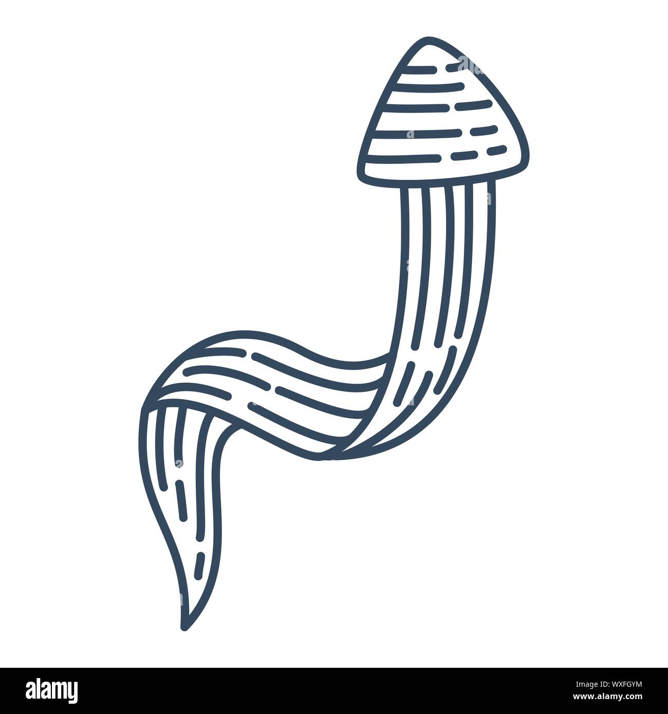 Wave guide Up Way Arrow Direction collection Vector outline Stock ...