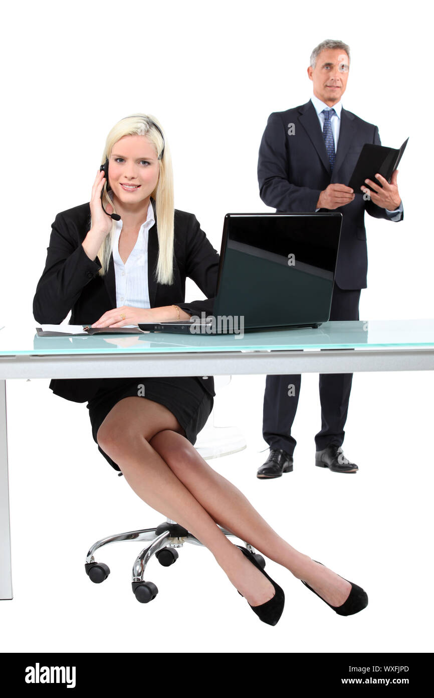 Director and Secretary Stock Photo - Alamy