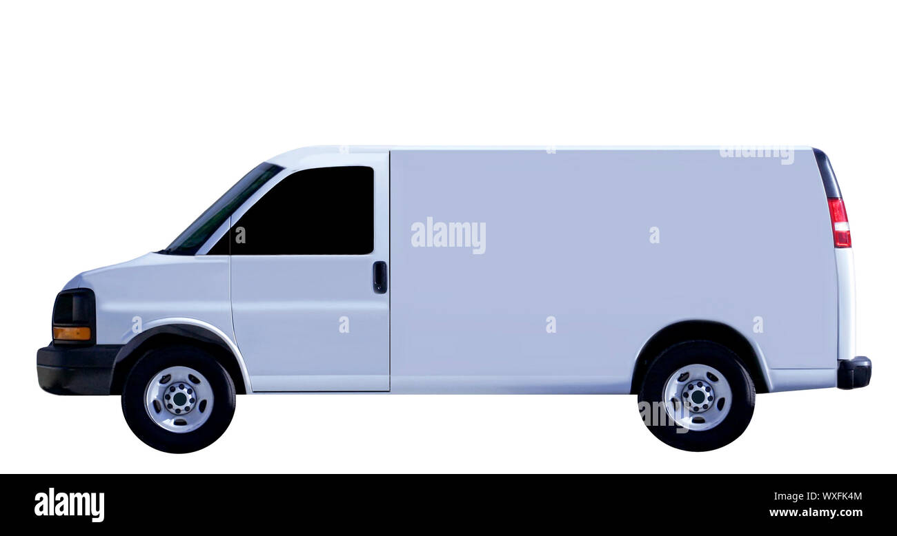 Delivery van you can put your name message or logo on that is solated ...