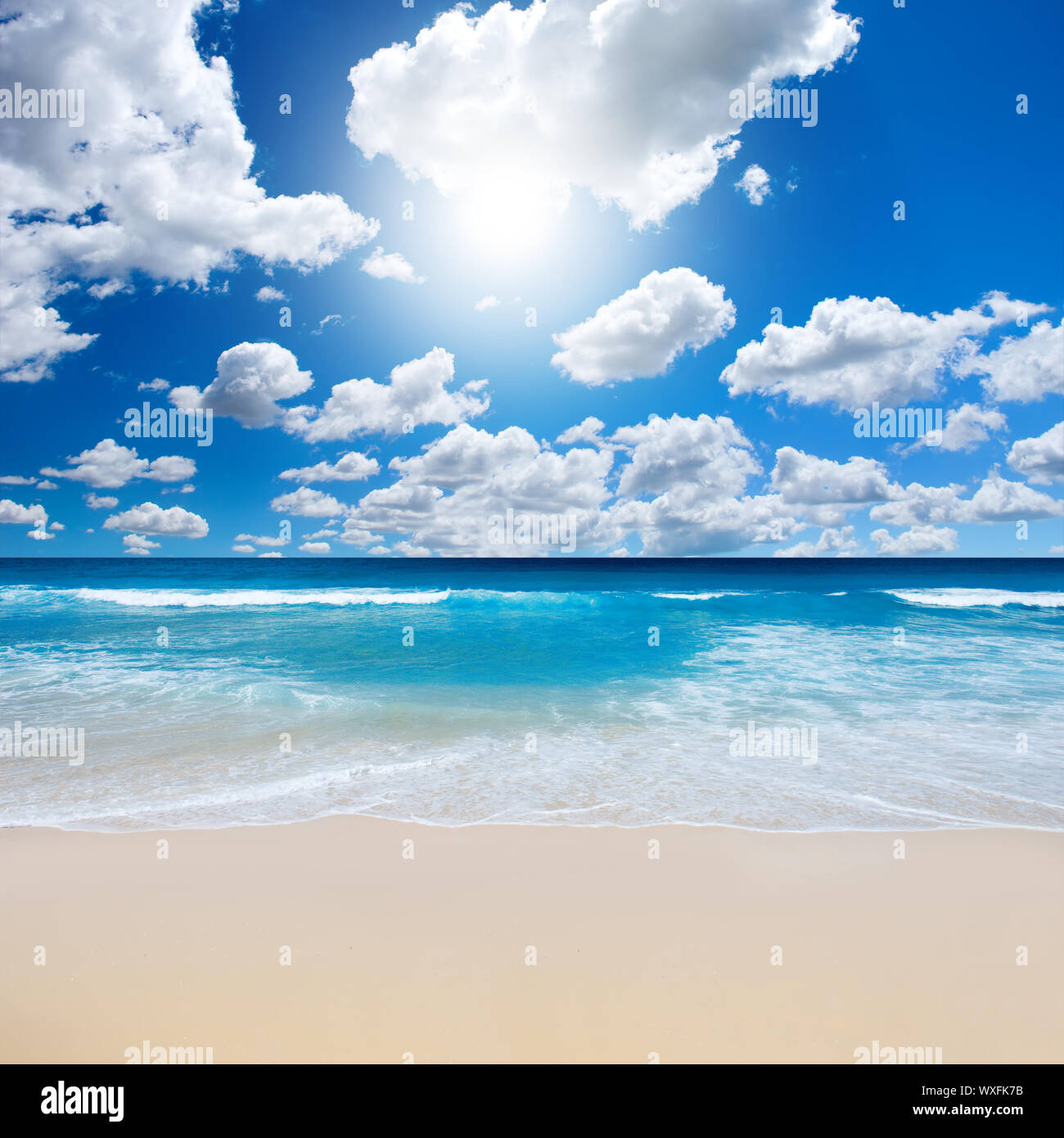Summertime at the beach Stock Photo - Alamy