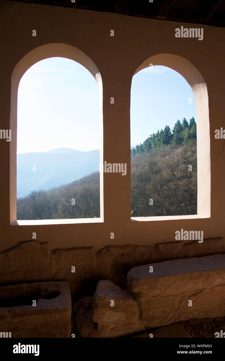 public monastery of suso at san millan de la cogolla la rioja in spain ...